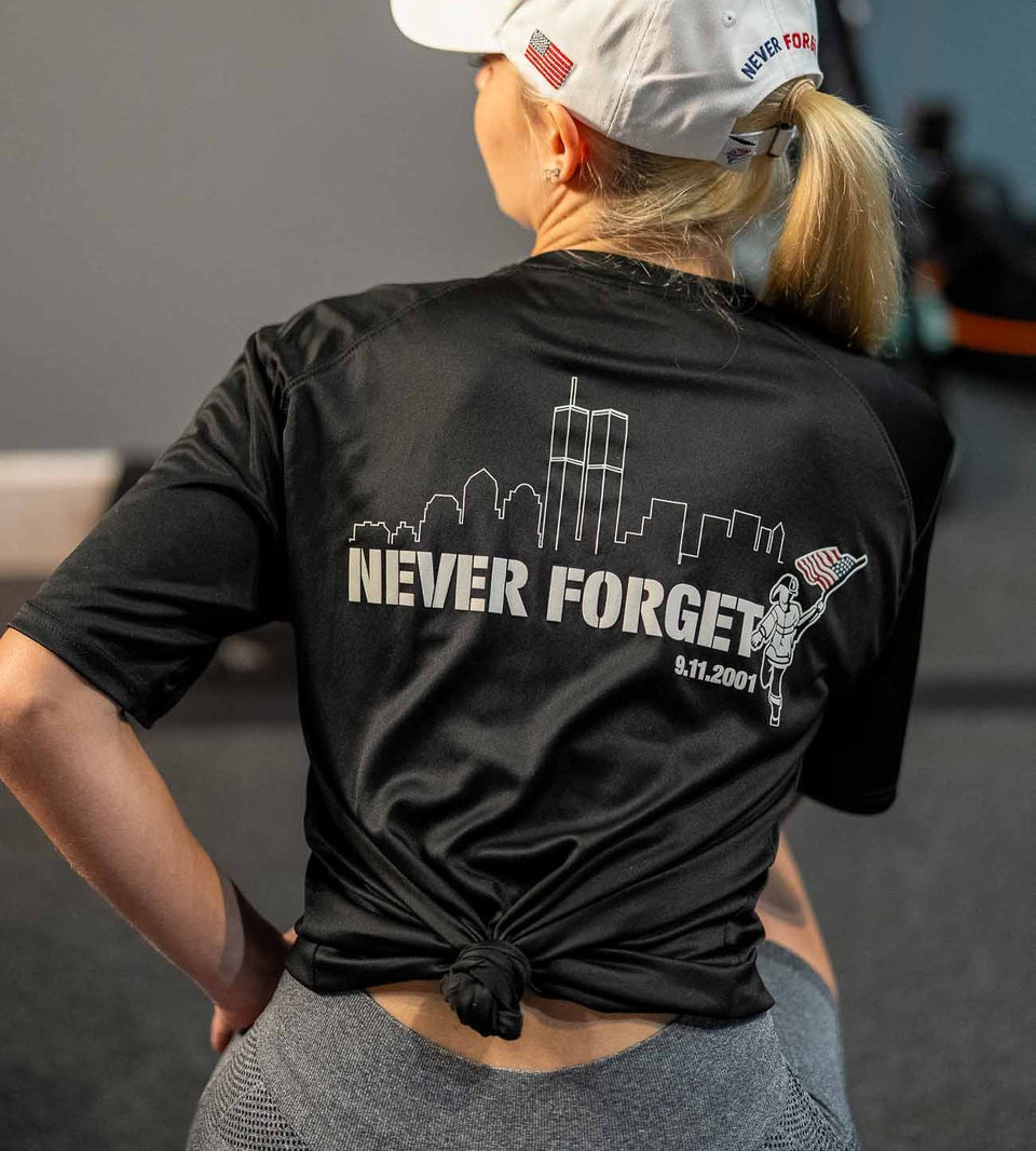T2T Never Forget Performance Tee – Unisex (Black)