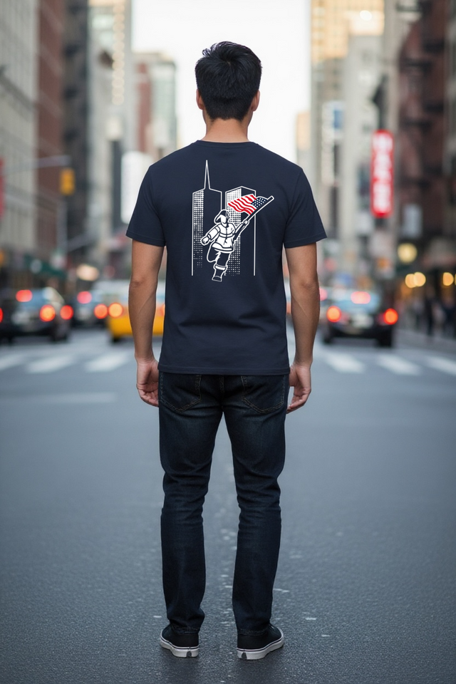 T2T Twin Towers Performance Tee - Unisex (Navy)